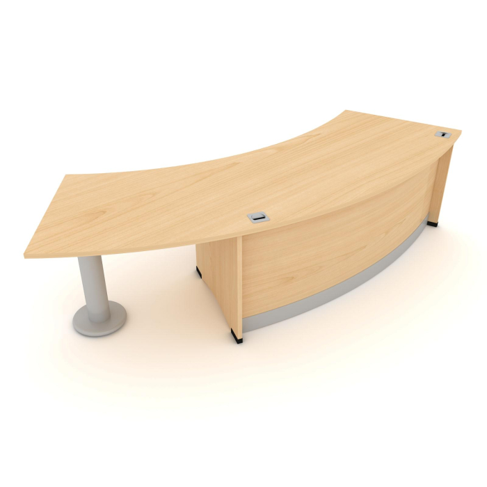 Office Furniture Elite Windsor - Radius Reception Desk with DDA ...
